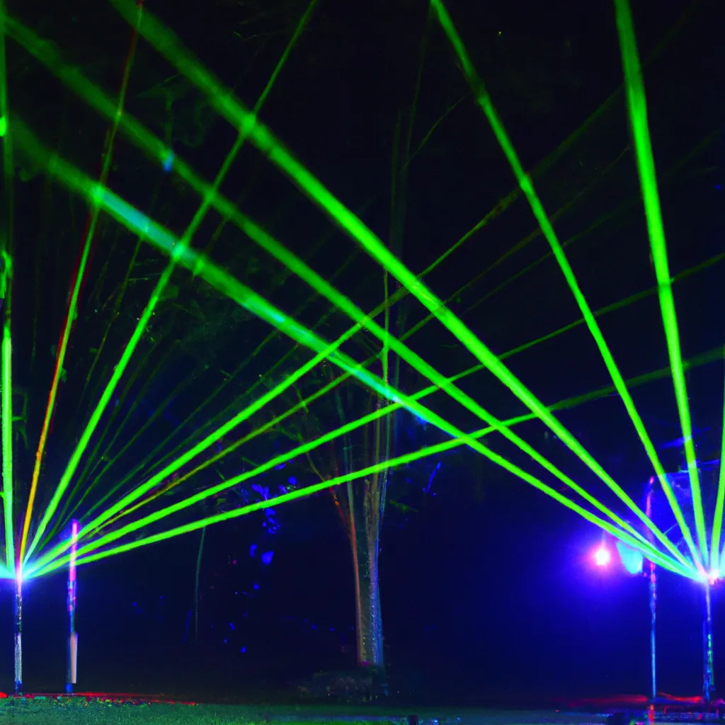 Laser Displays for Recreation Grounds in Hampshire | Lasers for ...
